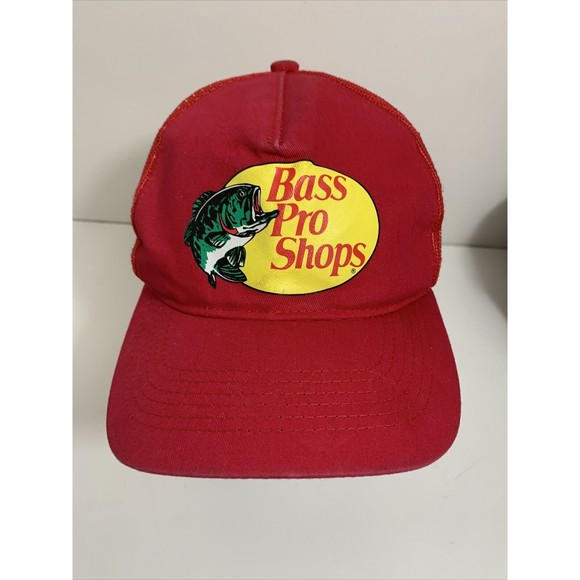 Bass Pro Shops | Accessories | Euc Bass Pro Shops Red Trucker Cap Mesh ...